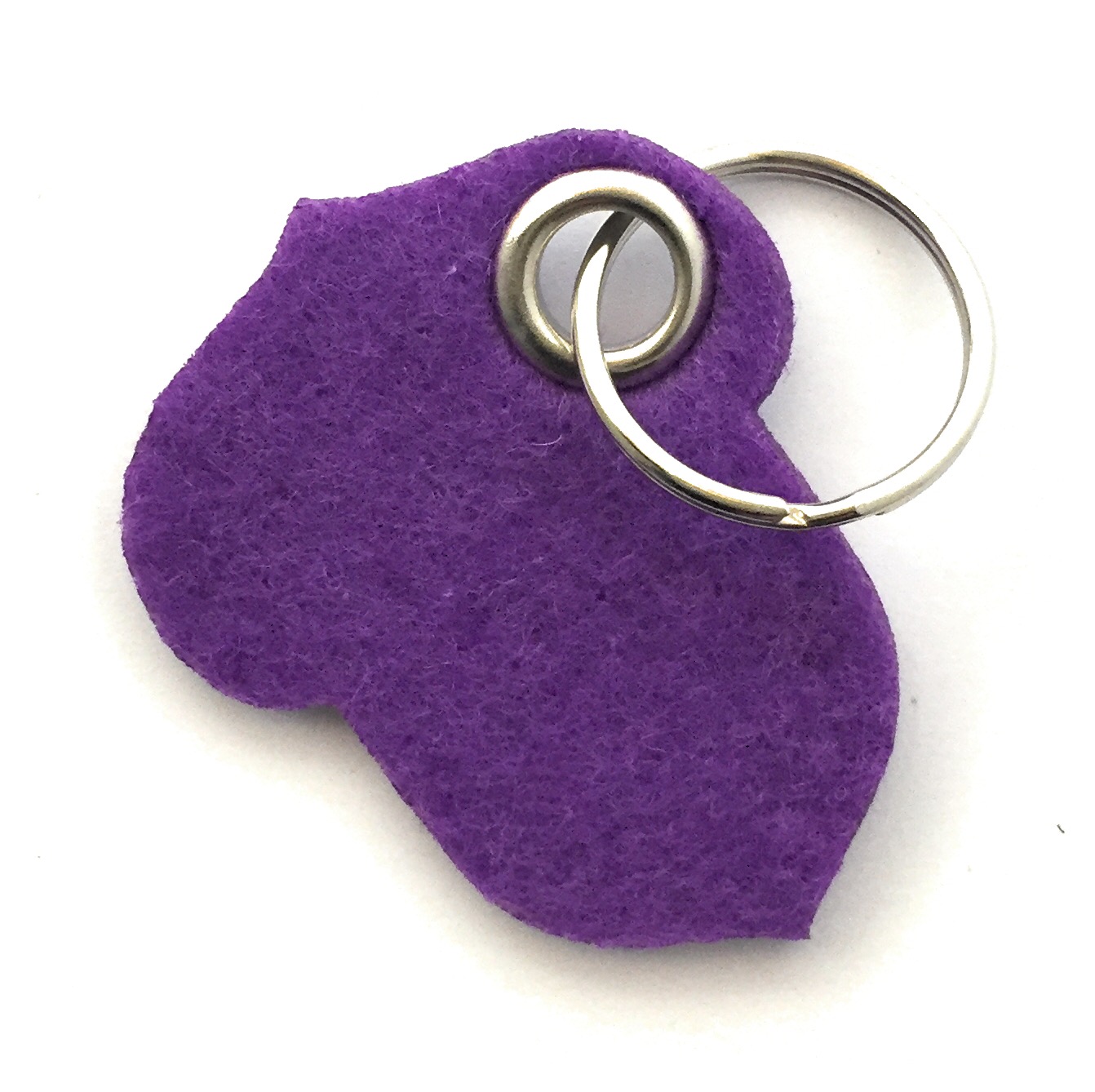 Werbeartikel Filz - Hasel-Nuss lila / flieder optional mit Gravur ...